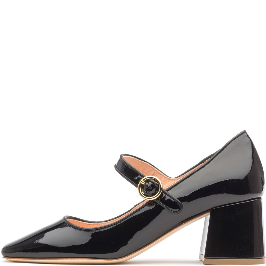 Rupert Sanderson | Carmen in Black Patent | Black
